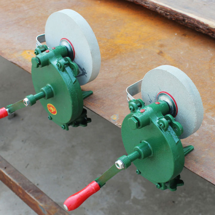 Non-electric table hand grinder electric grindstone grinding stone ...