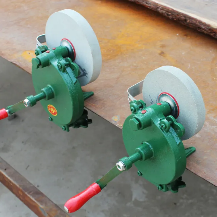 Non-electric table hand grinder electric grindstone grinding stone ...