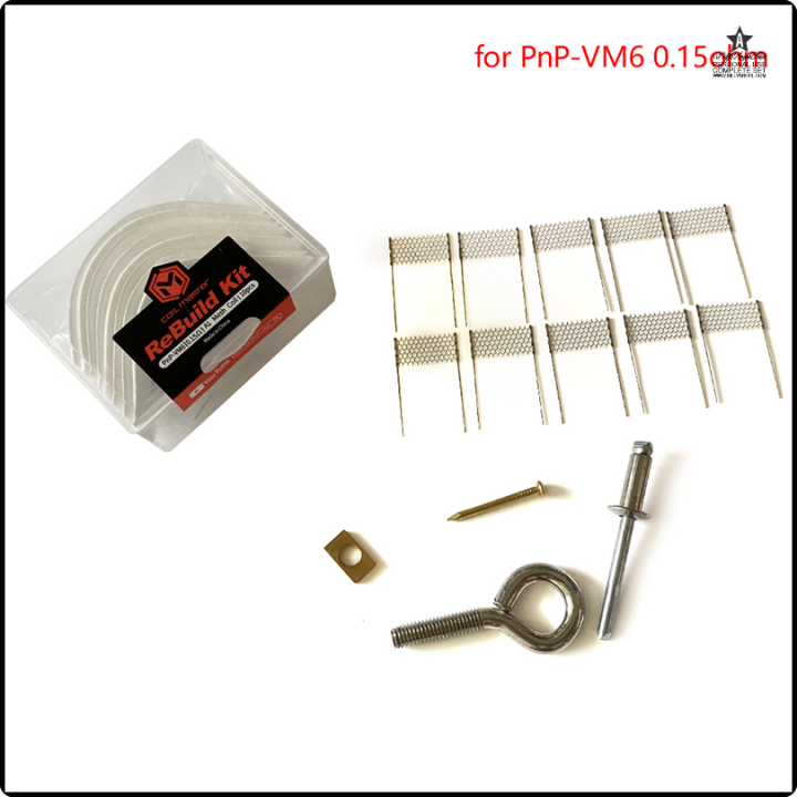 [ttess] DIY Mesh Heating Wire DIY Rebuild Kit For Coil PnP VM6 0.15 Ohm ...