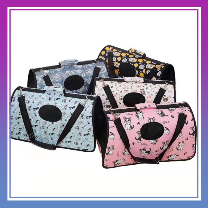 Happy Pet LARGE 52cm Pet Bag Pet Cat Carrier Kucing Travel Foldable Beg ...