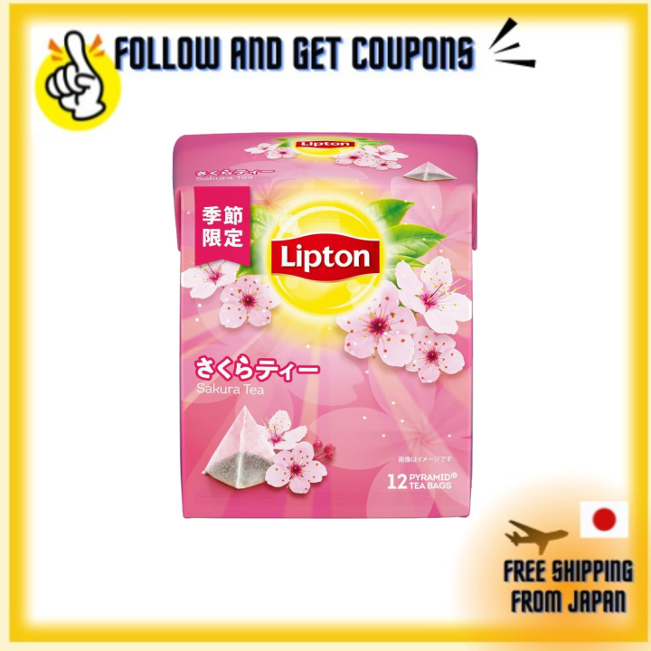 【Direct From JAPAN 100% Original】Lipton Black Tea Sakura Tea Tea Bag 1 ...