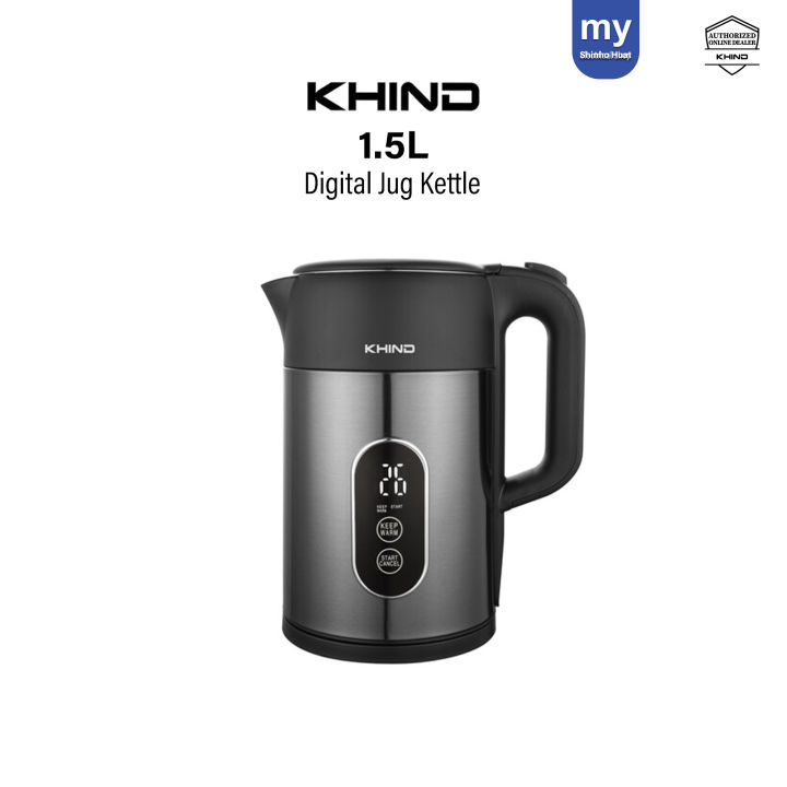 Khind 1.5L Digital Jug Kettle EK1500D | Lazada
