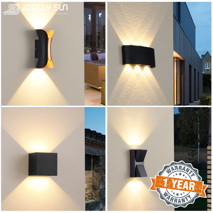 Modern Wall Light Outdoor Wall Lamp Waterproof LED Lighting Door Way Yard Fence Home Decoration ...