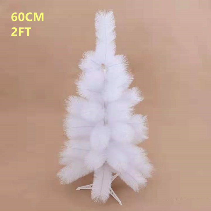 (60cm)2FT Color White Pine Needle Christmas Tree 60cm | Lazada PH