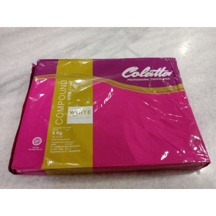 Colatta White Compound 5 KG Coklat Putih Compound Colatta | Lazada ...