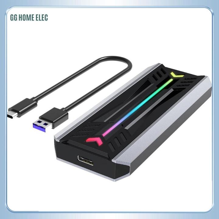 HOME ELEC-External Nvme M2 SSD Enclosure M.2 NGFF NVME Dual Protocol ...