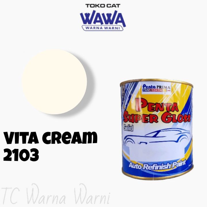 cat duco penta super gloss vita cream 1kg/ecer repack | Lazada Indonesia