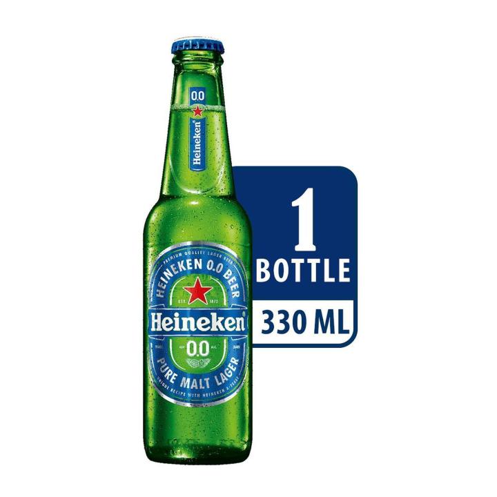 Heineken 0.0% Zero Alcohol Beer Bottle 330ML | Lazada Singapore