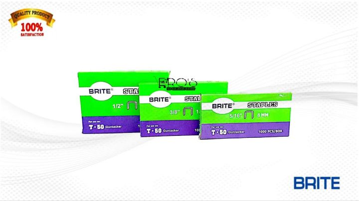 BRITE Gun Tacker Staple Wire (T-50) | Lazada PH