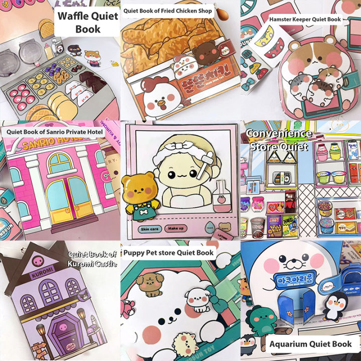 Immersive Quiet Book Insdiy Handmade Self-made Decompression Toy | Lazada