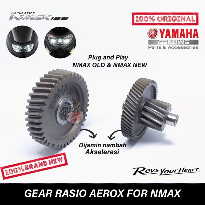 GEARBOX / GEAR RASIO / RATIO AEROX PNP NMAX OLD / NMAX 2020 - | Lazada ...