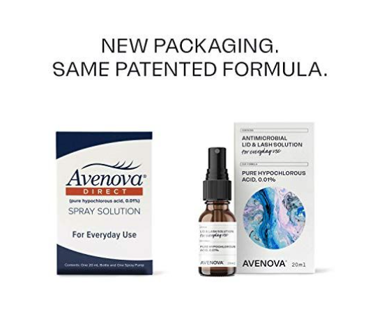 Avenova Eyelid and Lash Cleanser Soothing and Effective Relief Pure and ...