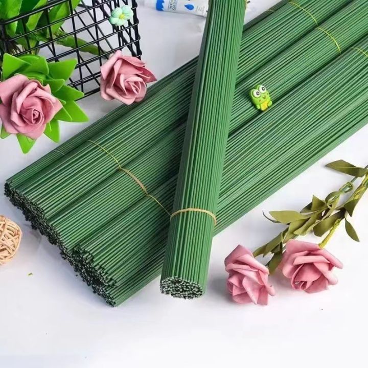 Flower Stem Wire Flower Pole Rod for diy Chenille Stems Stick ...