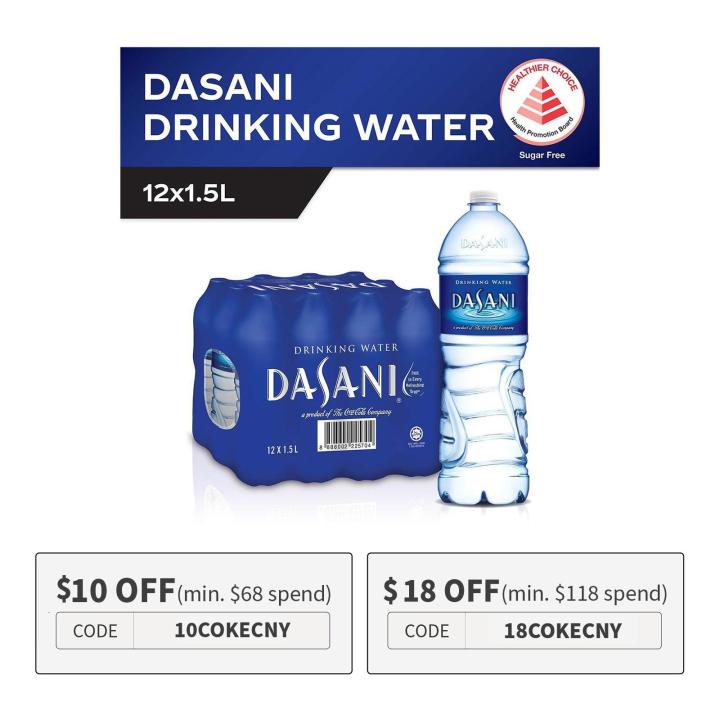 Dasani Drinking Water (12 x 1.5L) - Case | Lazada Singapore