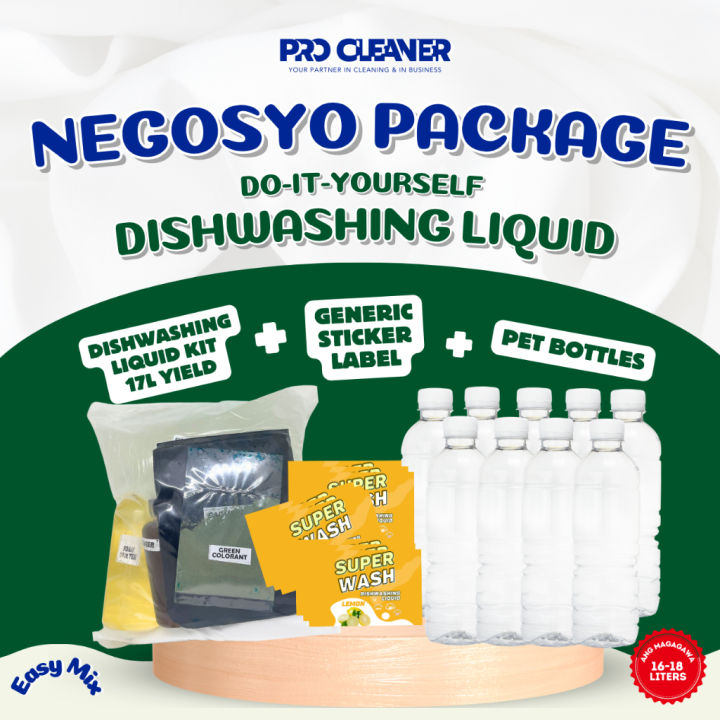 ProCleaner l Negosyo Package Dishwashing Liquid Kit for Household ...