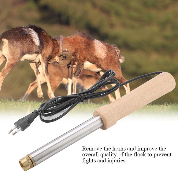 Electric Dehorner Good Heat Conduction Brown+Silver Wood+Metal Goat ...