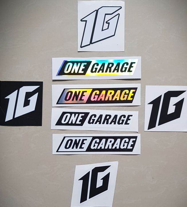 1G ONE GARAGE STICKER DECALS FOR MOTORCYCLE CAR WATERPROOF | Lazada PH