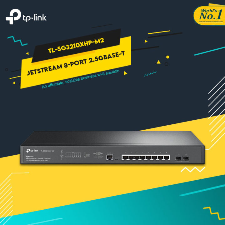 tp-link TL-SG3210XHP-M2 JetStream 8-Port 2.5GBASE-T and 2-Port 10GE ...