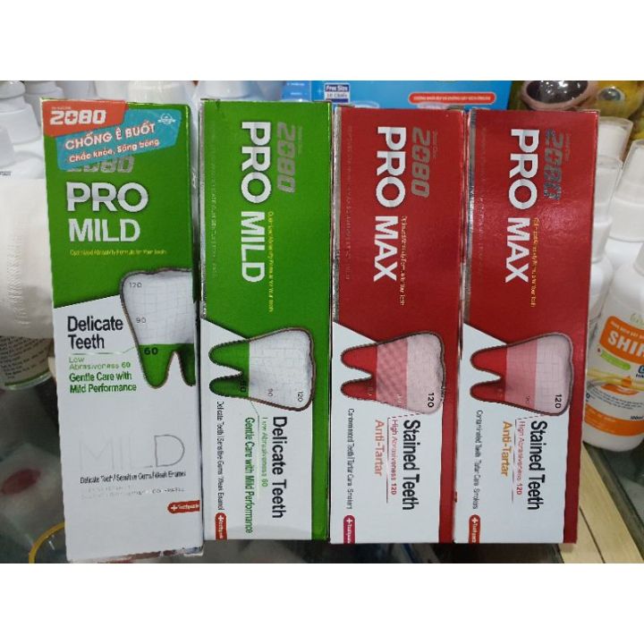 Kem đánh răng Hàn Quốc 2080 Pro Max - MILD 125g | Lazada.vn
