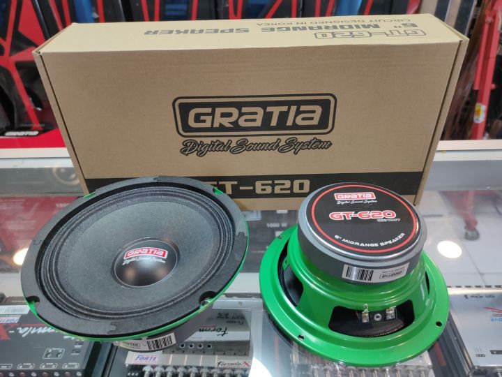 ลำโพงเสียงกลาง 6.5 นิ้ว Gratia รุ่น GT-620 สินค้า งาน เกาหลี / สวยงาม เสียงกลางชัด ดังไกล ให้ ...