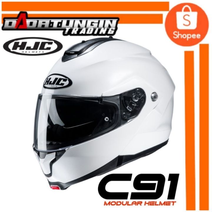 HJC C91 Modular Dual Visor Helmet face motor motorcycle helmet gdr ...