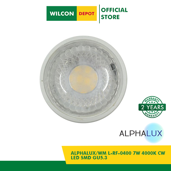 【Llluminate】 ALPHALUX 7W Cool White 4000K WM L-RF-0400 Led SMD GU5.3 by ...