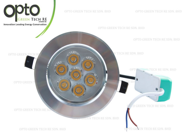 [OGT] 7W LED Eyeball/ 7*1W/ Warm White/ Ceiling Recessed Downlight ...