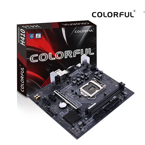 Colorful H410M-K M.2 V20 Motherboard - Intel H410 (Comet Lake-S series ...