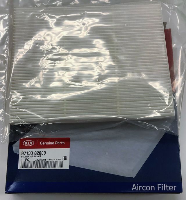 AIRCOND FILTER GENUINE PART (ORIGINAL) HYUNDAI IONIQ [ 97133-G2000 ...