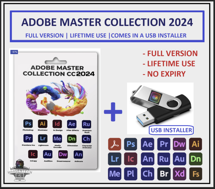 MASTER COLLECTION SUITE 2024 | FULL VERSION | NO EXPIRY | COMES IN A ...
