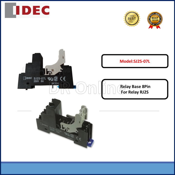 IDEC Flat Base 8-Pin Relay Socket for RJ2S Relay - High-Quality ...