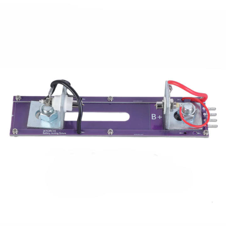 20A 4 Wire Test Stand 18650 26650 Resistance Capacity Tester Fixture ...