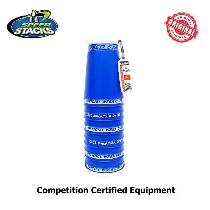 Malaysia Open Limited Version~ Metallic Blue Pro Series (speed stacks ...