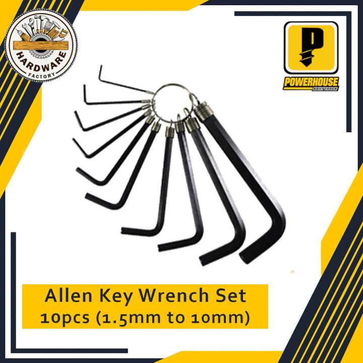 POWERHOUSE Allen Key Wrench Set | Lazada PH