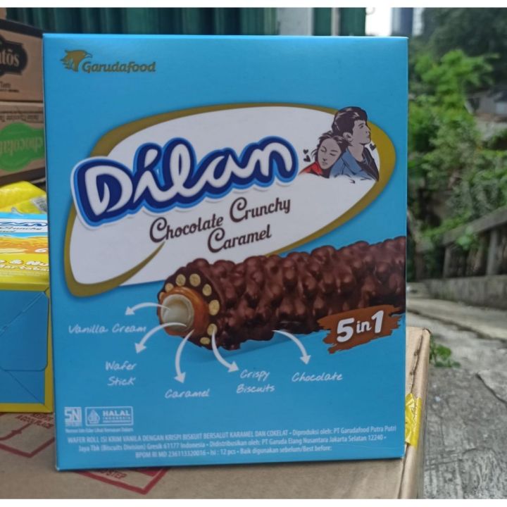 Dilan Choco Crunchy Caramel 24 Gr BOX | Lazada Indonesia