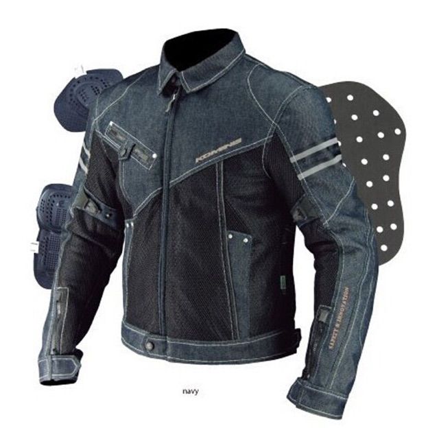 KOMINE JACKET JEANS JACKET JK006 MESH RIDING JACKET MOTORCYCLE RIDING ...