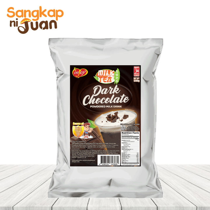 inJoy Dark Chocolate Tea Powdered Milk Tea Drink 500g | Lazada PH