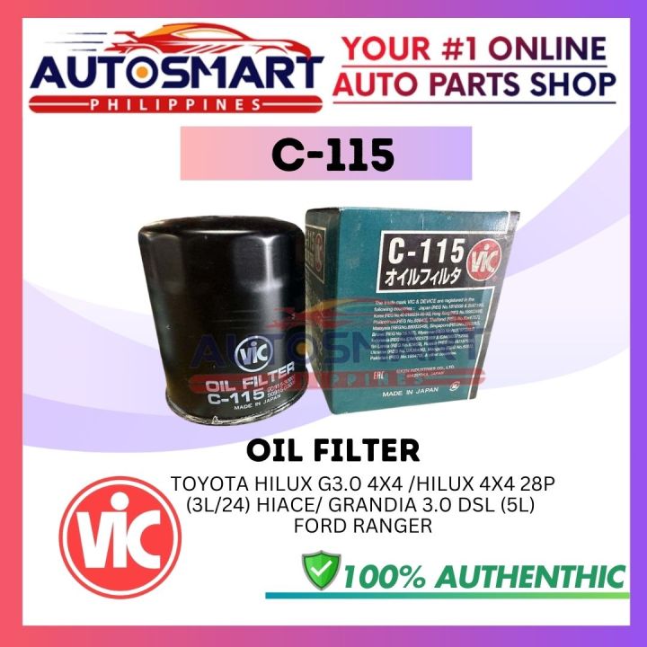 VIC OIL FILTER C-115 | Lazada PH