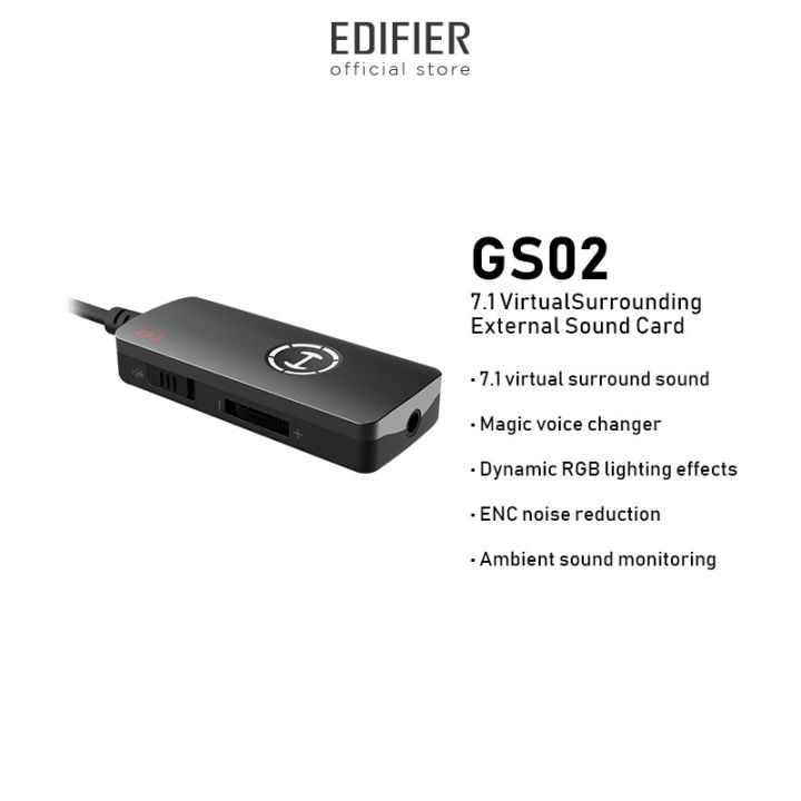 Edifier Hecate GS02 Professional Gaming USB 7.1 Virtual Surround ...