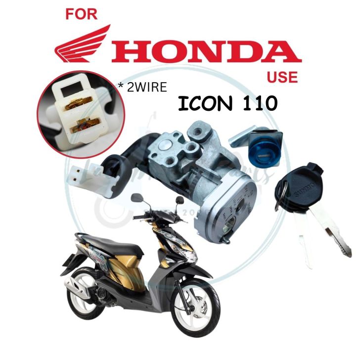KUNCI MOTOR SET HONDA ICON 110 ICON110 MAIN SWITCH SET KUNCI SUIS SET ...