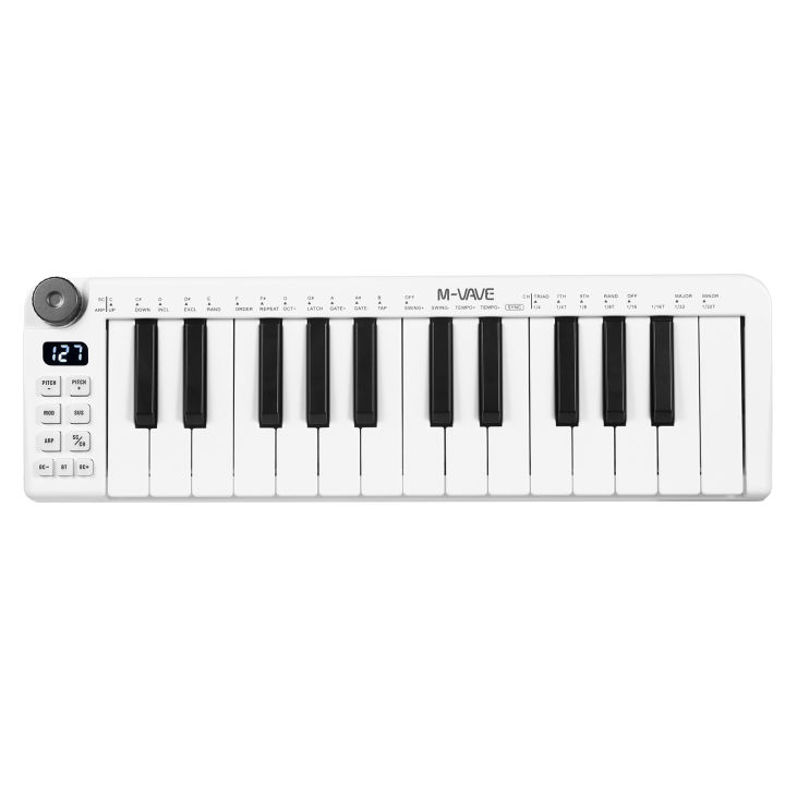 [ammoon]M-VAVE SMK-25mini 25 Keys USB Keyboard MIDI Controller with 25 ...