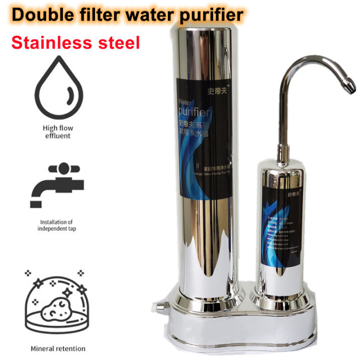 Kitchen Countertop Drinking Water Purifier Ceramic Activated Carbon ...