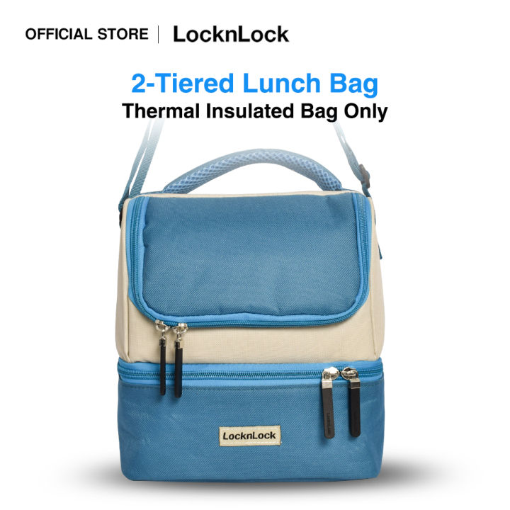 LocknLock 2-Tiered Lunch Bag Set HCC831 | Lazada PH