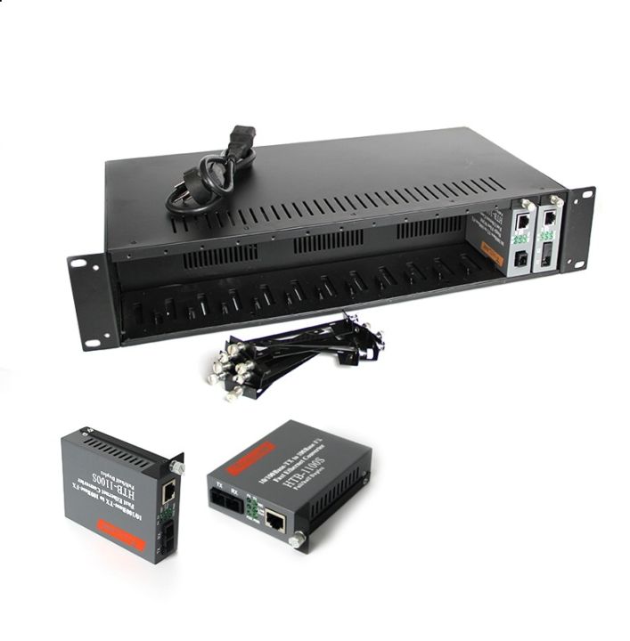 ตู้ใส่มิเดีย RACK MOUNT MEDIA CONVERTER 14 SLOT ขนาด 2U | Lazada.co.th
