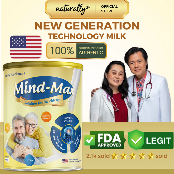 [LEGIT] MindMax milk 400g - Comprehensive Support for Brain and Vision ...