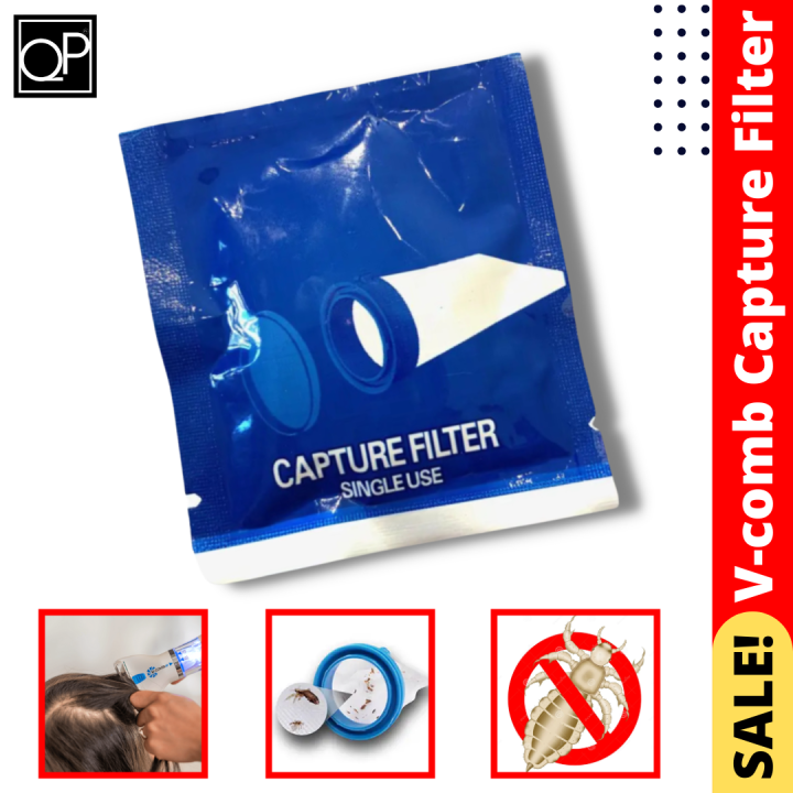 V-Comb Head Lice Remover Replacement Capture Filter - Safe & Effective ...