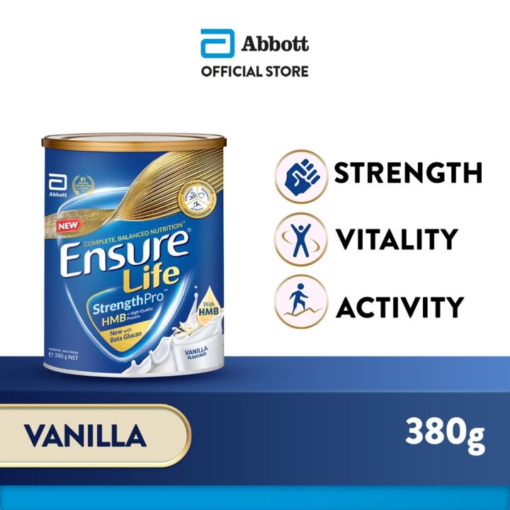 Ensure® Life StrengthProᵀᴹ Vanilla 380g | Lazada Singapore