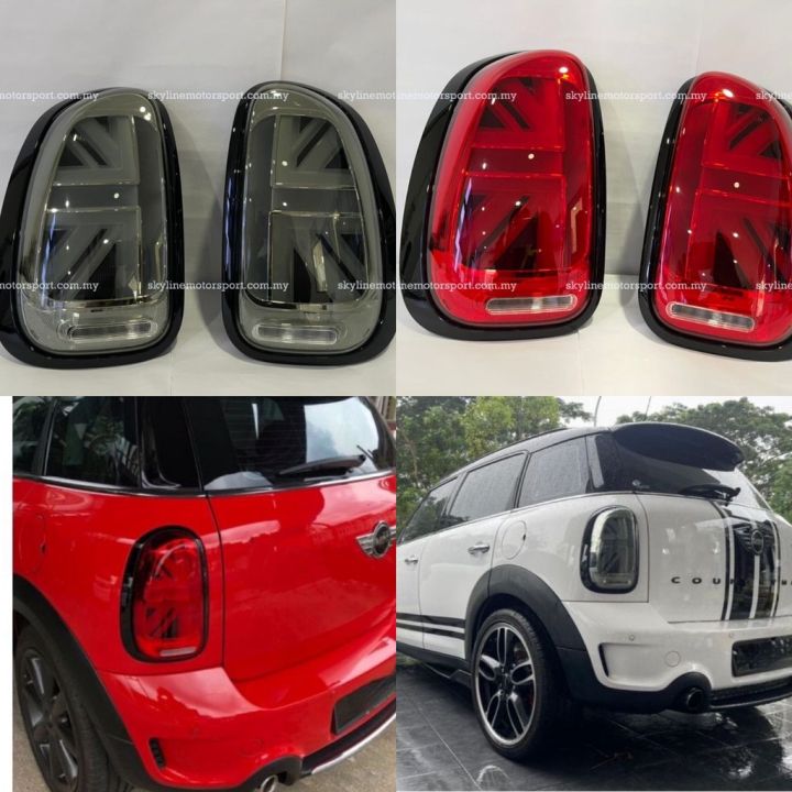 Mini Cooper R60 Countryman Led Tail Lamp Union Jack Type Bar 2010 2011 ...