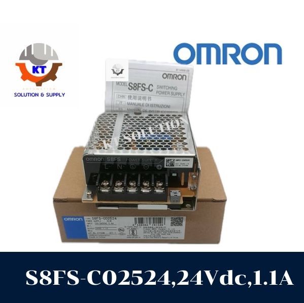 พร้อมส่งสวิตชิ่งเพาเวอร์ซัพพลาย OMRON Power Supply S8FS-C02524 ,24Vdc ,1.1A | Lazada.co.th