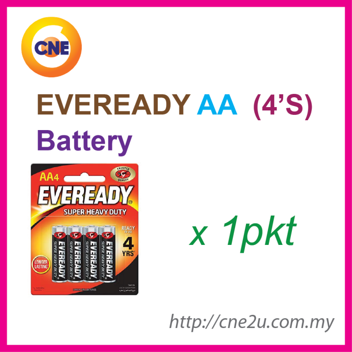 [ORIGINAL] Eveready Battery AA / AAA (4pcs/card) / 电池 | Lazada